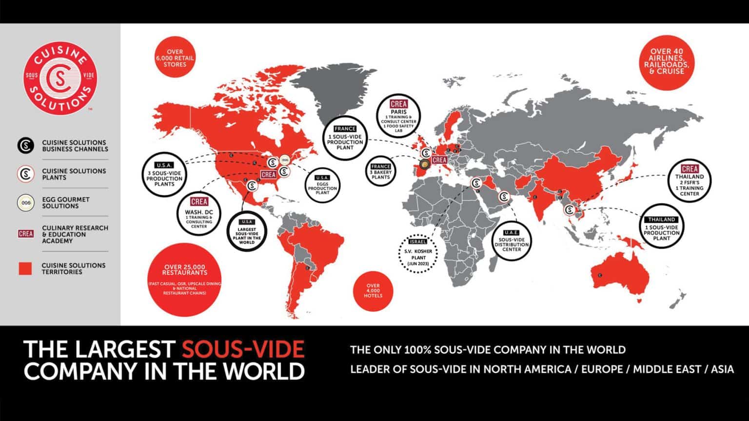 Our Global Presence | Cuisine Solutions