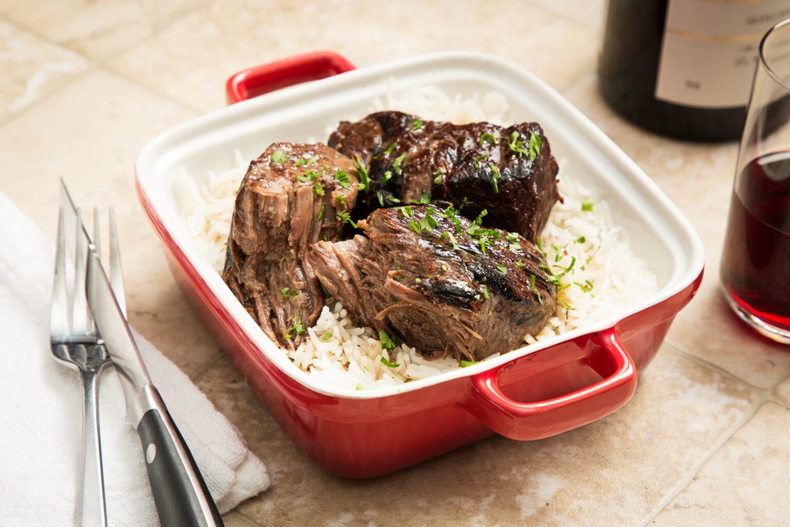 Seared Beef Short Ribs with Asian Inspired BBQ Sauce | Cuisine Solutions