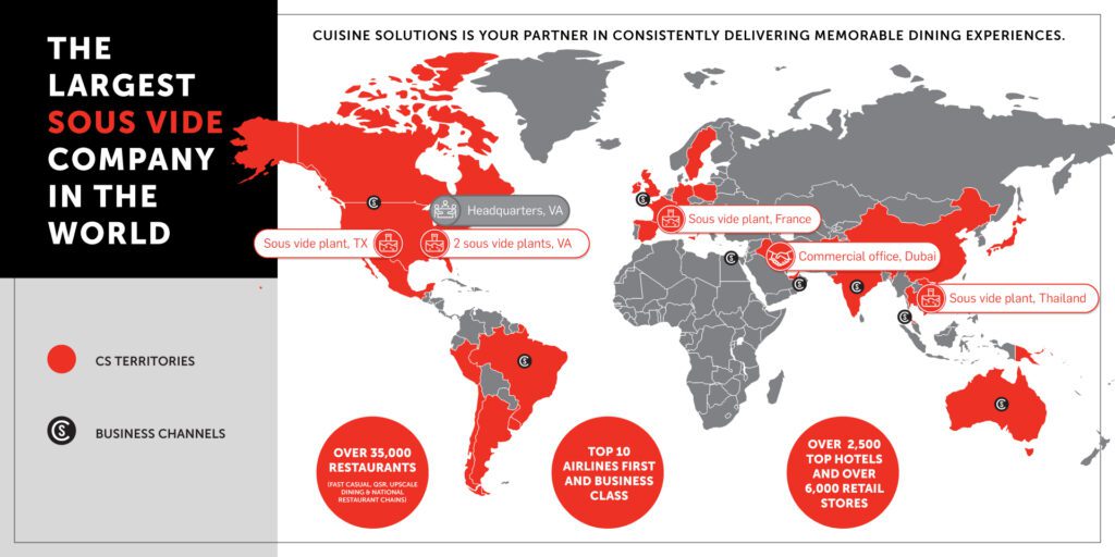 Our Global Presence | Cuisine Solutions
